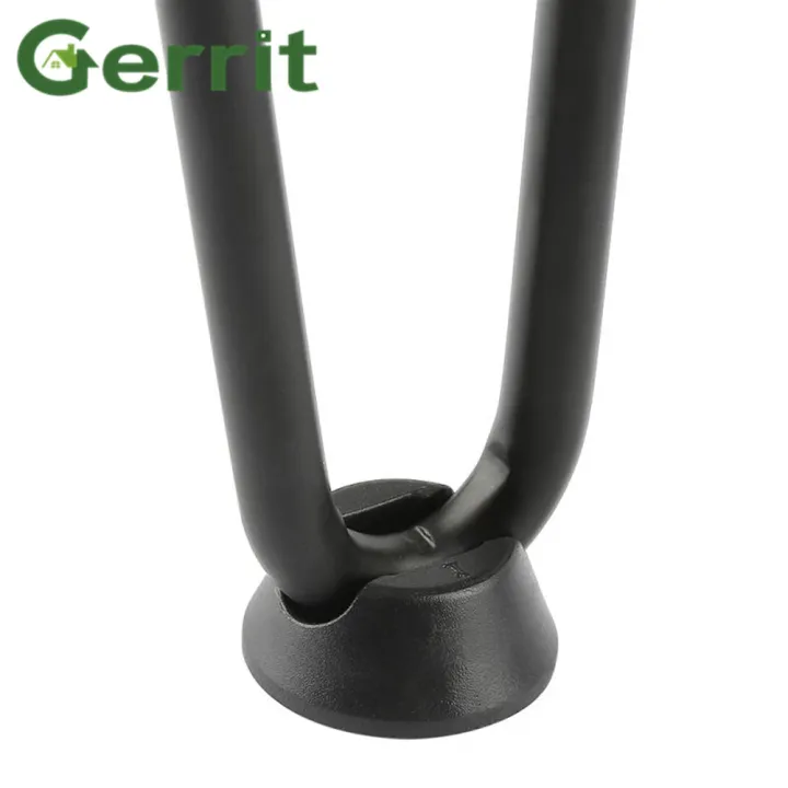 【s7Smx2mn】4 Pcs Black Iron Table Foot Bracket Coffee Table Bar Desk ...