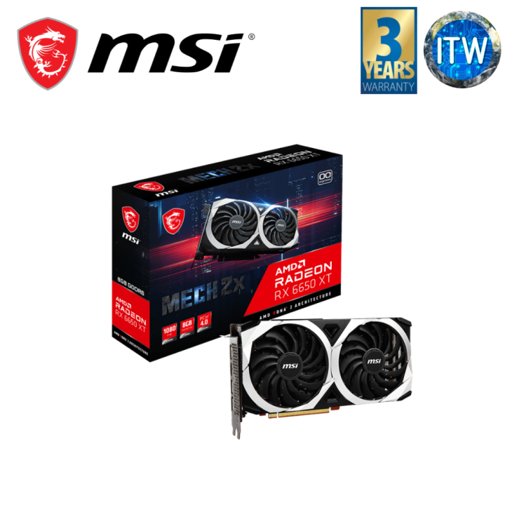MSI Radeon™RX 6650 XT Bin 2X 8GB GDDR6 OC Graphic Card | Lazada PH