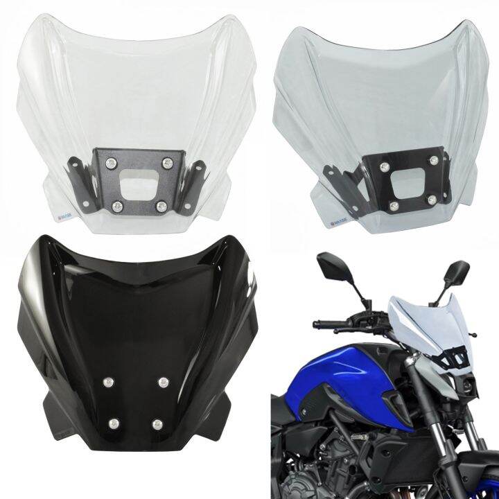 Motorcycle Front Windscreen Windshield Fly Screen Shield Wind Deflector ...