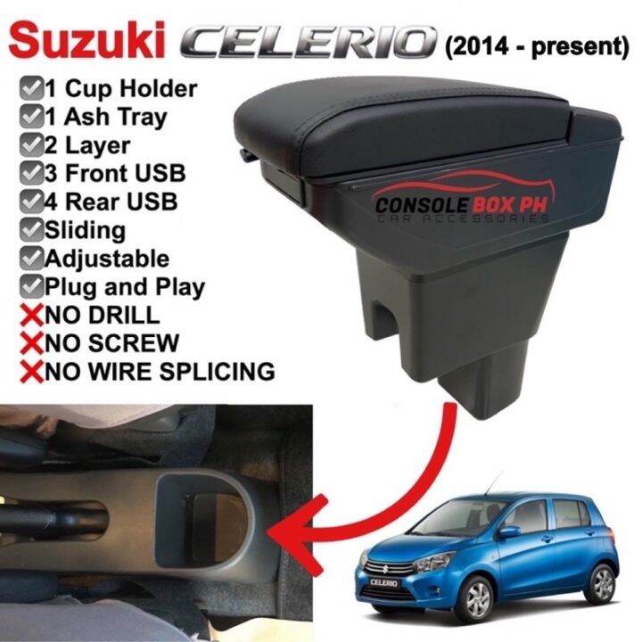 Suzuki Celerio Gen 2 Armrest 2014-2022 | Lazada PH