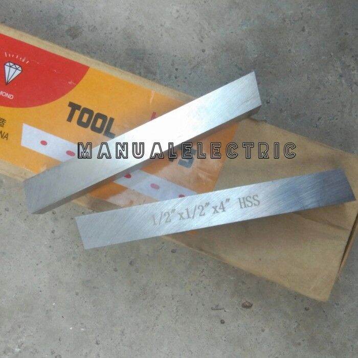 Pahat Bubut HSS 1/2 x 4 Inch Square Tool Bit Mata Pahat Bubut kotak ...