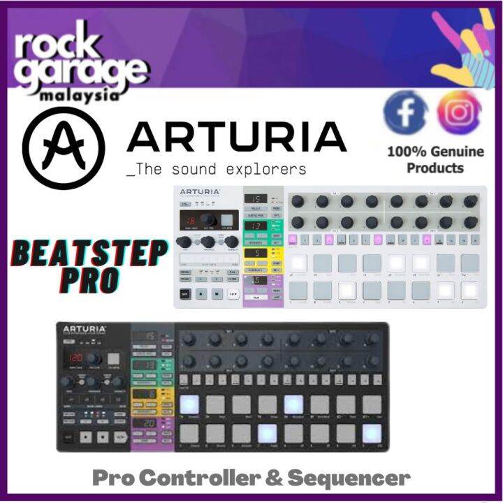 Arturia BeatStep Pro Controller & Sequencer - Black/White | Lazada