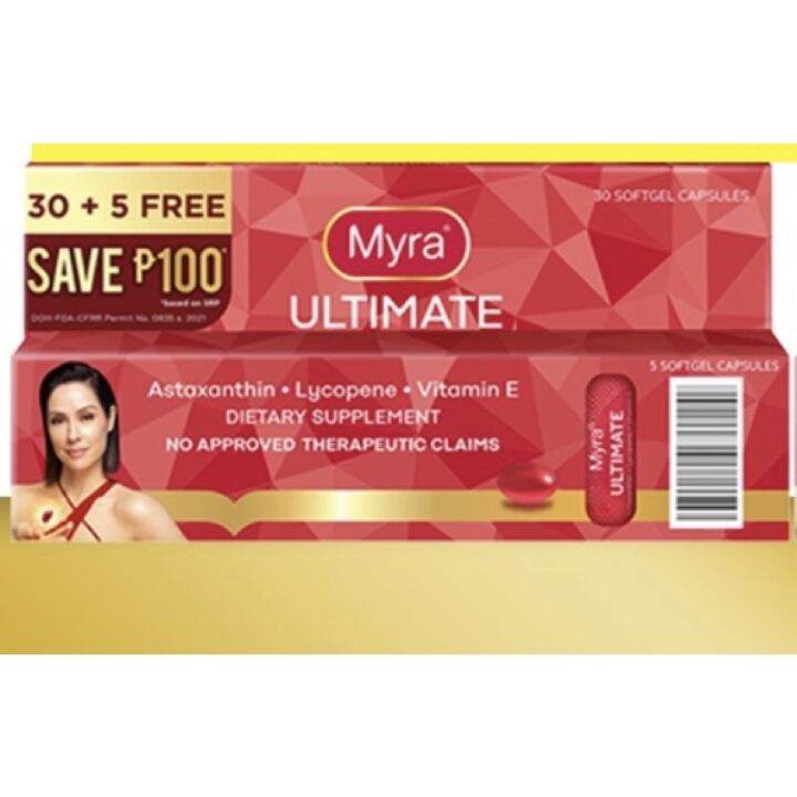 Myra E Ultimate 30 5 Capsules | Lazada PH