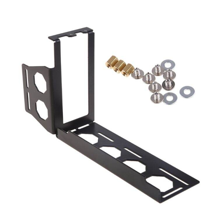 DIY โลหะกราฟิกการ์ดแนวตั้ง Bracket Riser PCI Express แท่นวางโทรศัพท์ ...