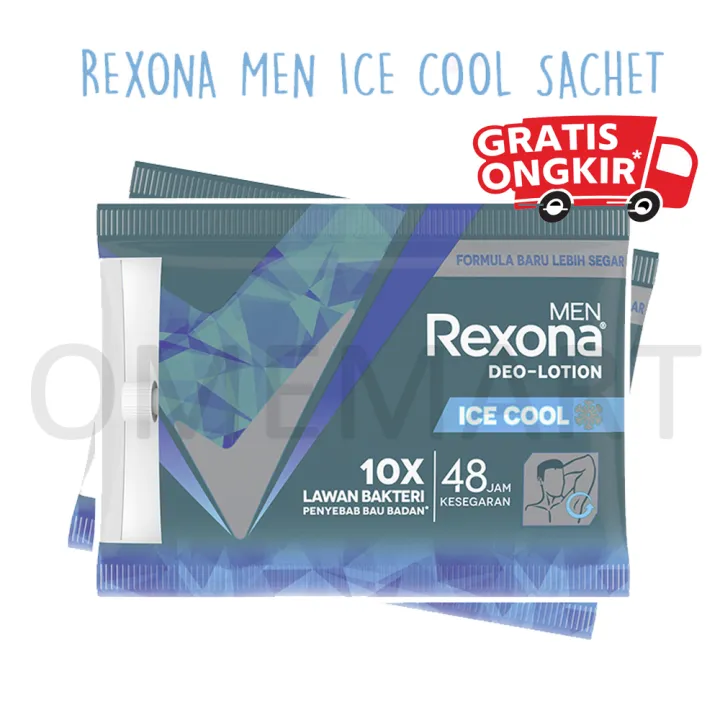 Rexona Sachet Men Deo Lotion Ice Cool Rexona Free Spirit Men Ice Cool ...