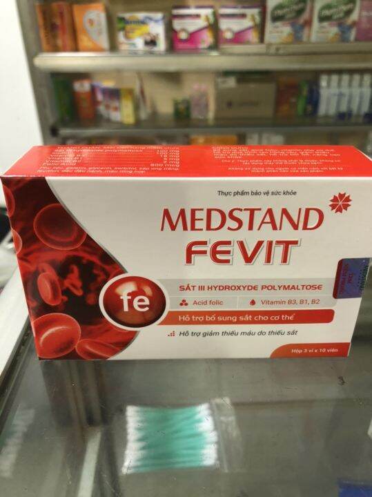 Bổ sung sắt và Acid Folic cho người thiếu máu, bà bầu - Medstand Fevit ...