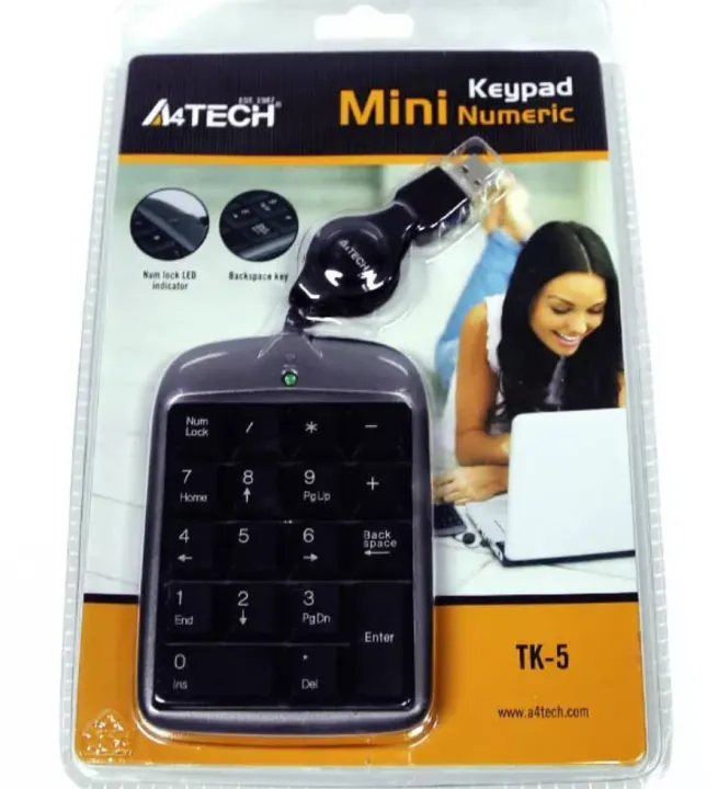 A4Tech Numeric Keypad TK-5 Keyboard | Lazada PH