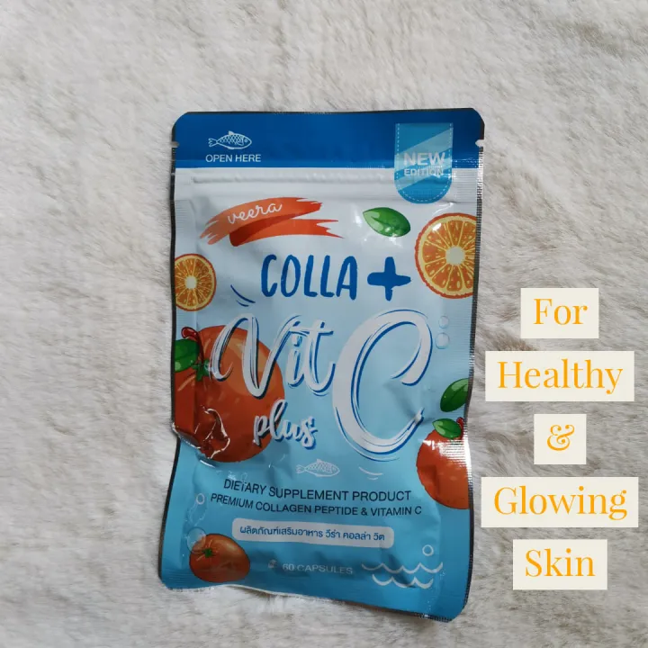 Veera Colla+ Vitamin C Plus Vit C Plus New Edition 1-pack 60 Capsules ...