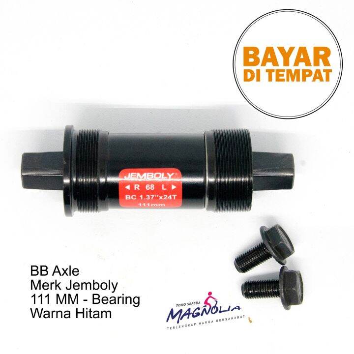 BB Sepeda Bottom Bracket As Tengah Bearing 111 MM Sepeda Universal Merk ...