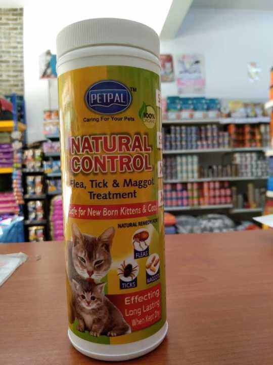 Petpal Natural Control Flea, Tick & Maggot Control Powder For Cats ...
