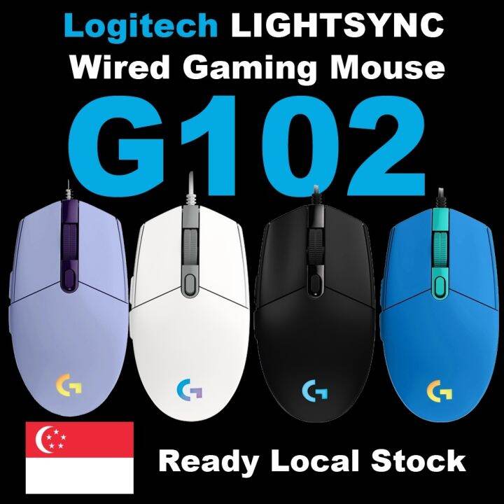 【Ready Stock】 ☋ D26 Logitech G102(G203) LIGHTSYNC RGB 6 Button Gaming Mouse | Lazada.co.th