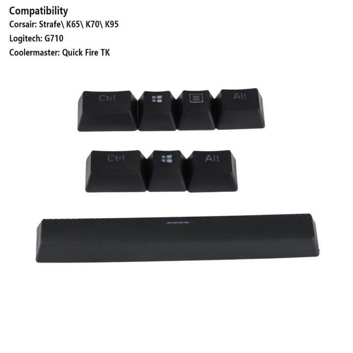 Razer 6.0u Corsair Logitec 6.5u Space Bar PBT Keycaps Double Shot ...