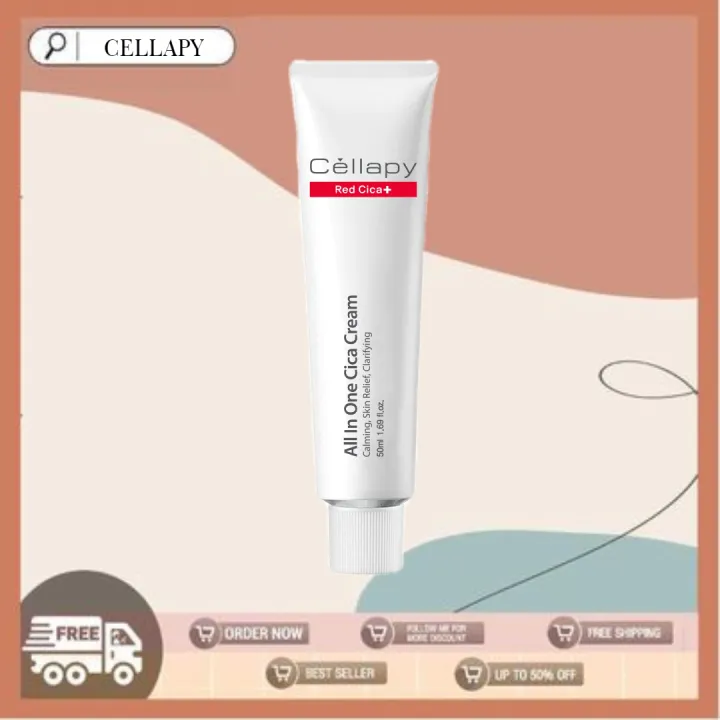 CELLAPY Red Cica All in 1 Cica Cream 50ml | Lazada PH
