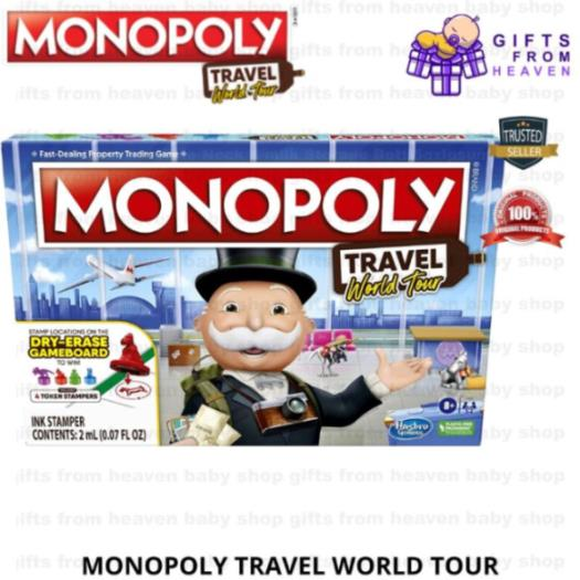 MONOPOLY TRAVEL WORLD TOUR | Lazada