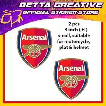 Small Stickers - Arsenal EP 2 pcs Motor / Helmet / Laptop / Slap ...