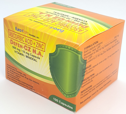 Defen-CZ N.A Sodium Ascorbate Plus Zinc | Lazada PH