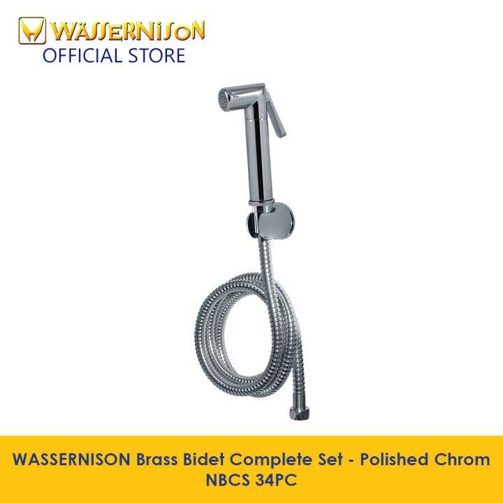 Wassernison Brass Bidet Complete Set - Polished Chrome | Lazada PH