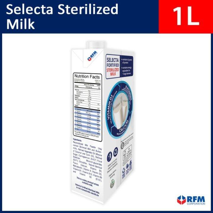Selecta Sterilized Milk 1 Liter | Lazada PH