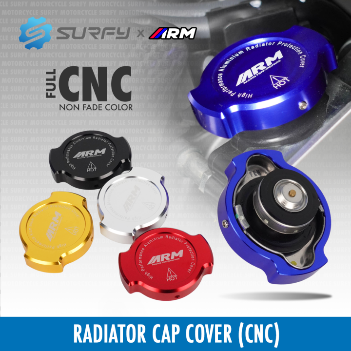 Arm Radiator Cap Cover Aluminum Full CNC Universal With Sticker From ...