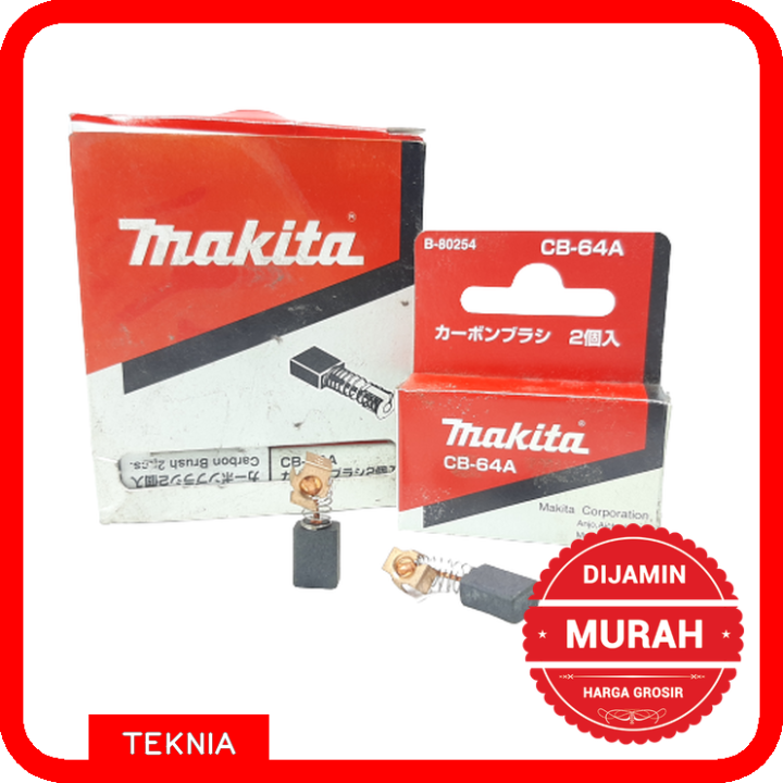 Carbon Brush CB 64A MAKITA - Batu Arang - Original 100% | Lazada Indonesia