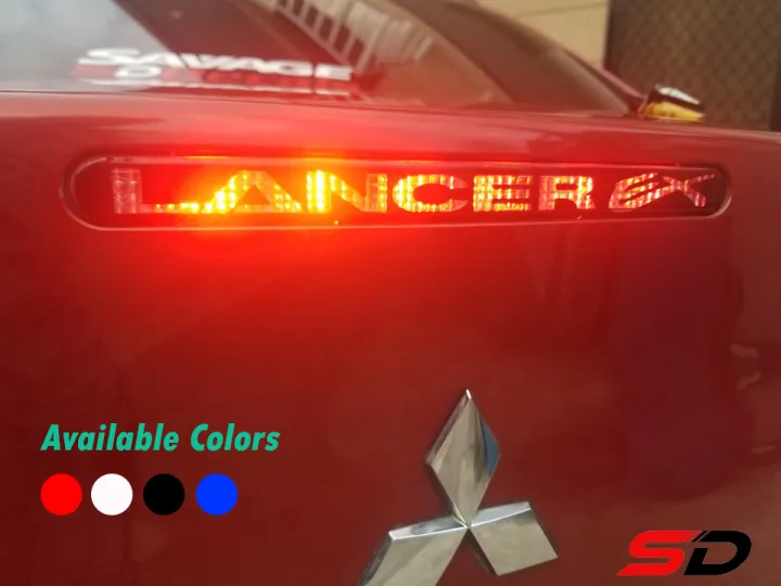 Mitsubishi Lancer EX Third Brake Light VINYL STICKER cover | Lazada PH