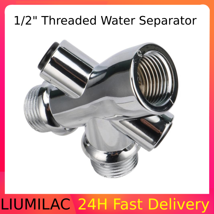 Kitchen Durable Water Separator Bathroom Water Splitter 1/2" Female ...