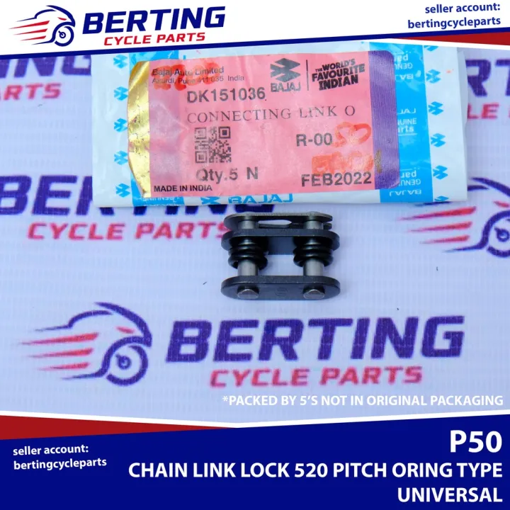 50%! percent promtion! CHAIN LINK LOCK ORING TYPE 520 PITCH Universal ...