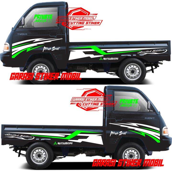 Stiker mobil pickup t120ss sticker list body samping mobil pickup ...