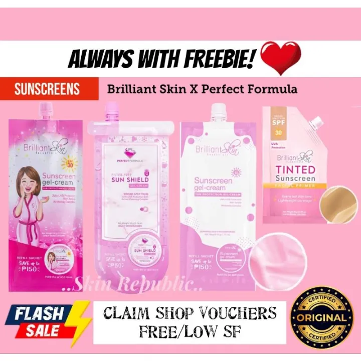 Promotions ORIGINAL Brilliant Sunscreen 50g | Perfect Formula Sunscreen ...