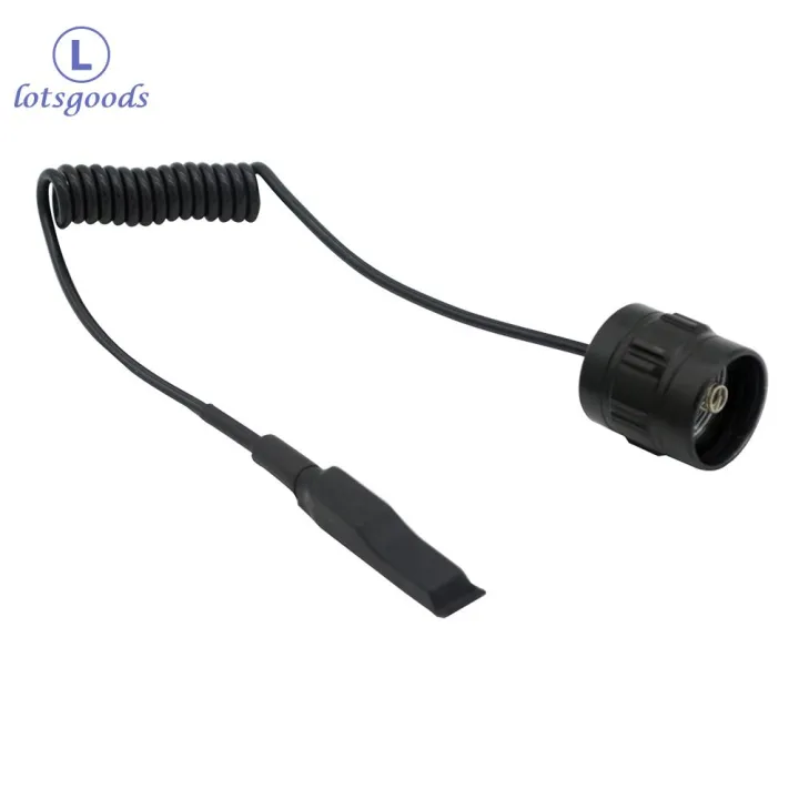 Aluminum Flashlight Remote Control Pressure Switch Mouse Tail Torch ...
