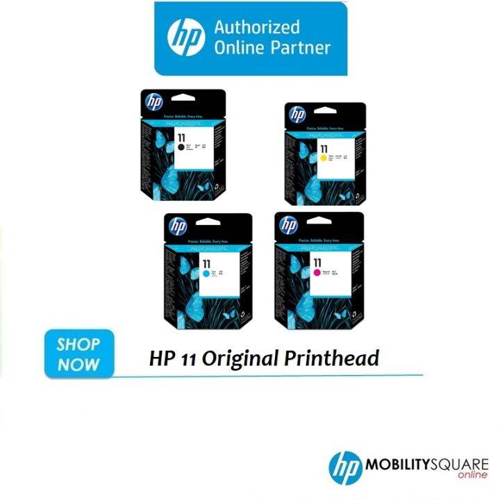 HP 11 PrintHead ( C4810A / C4811A / C4812A / C4813A ) | Lazada