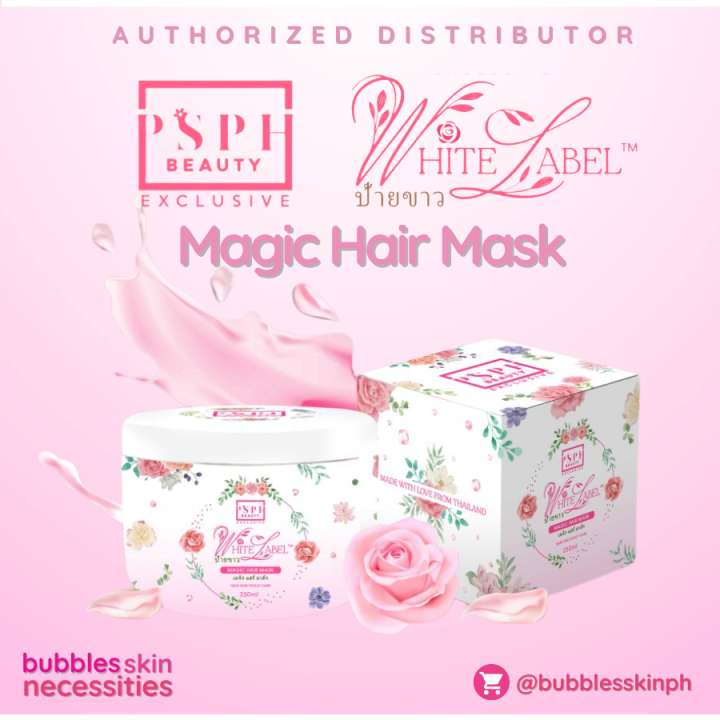 WHITE LABEL by PSPH Magic Hair Mask Detox Hair Treatment Mask Hair and ...