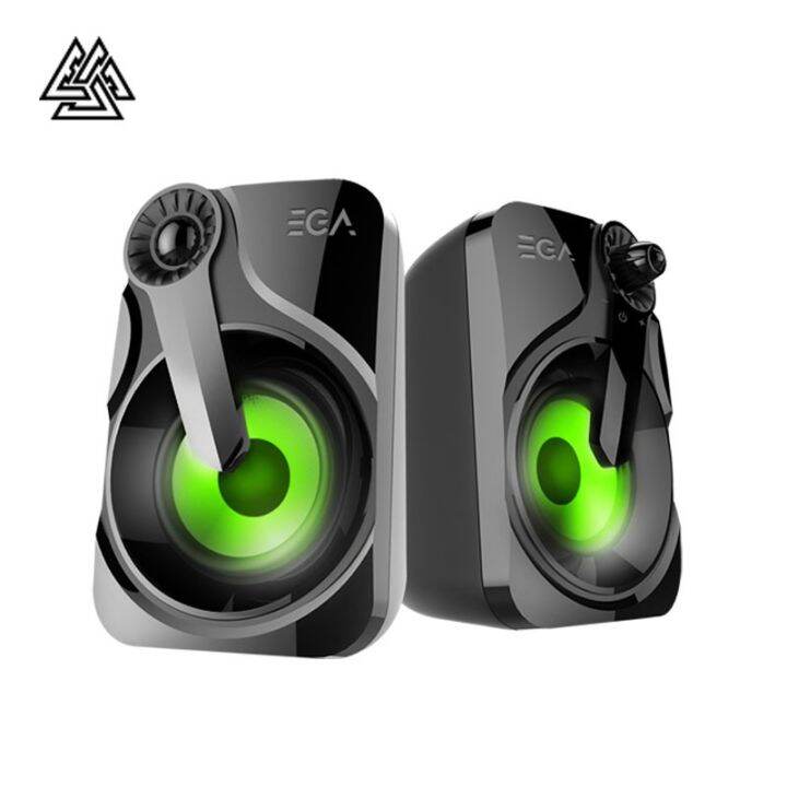 ลำโพงเกมมิ่ง EGA TYPE S1 Mini Stereo Speaker LED ใช้งานง่าย | Lazada.co.th