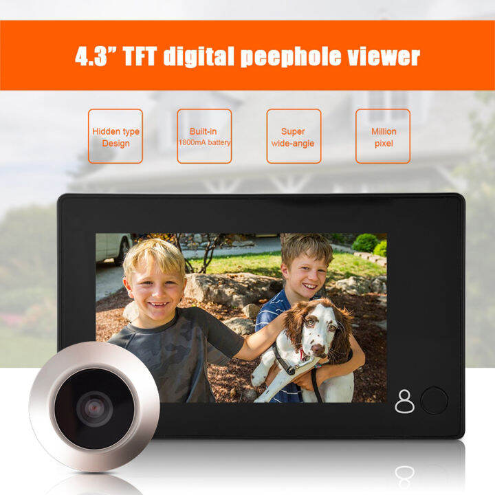 Home Video Door Eye Viewer Security Camera Visual Door Electronic Cat ...