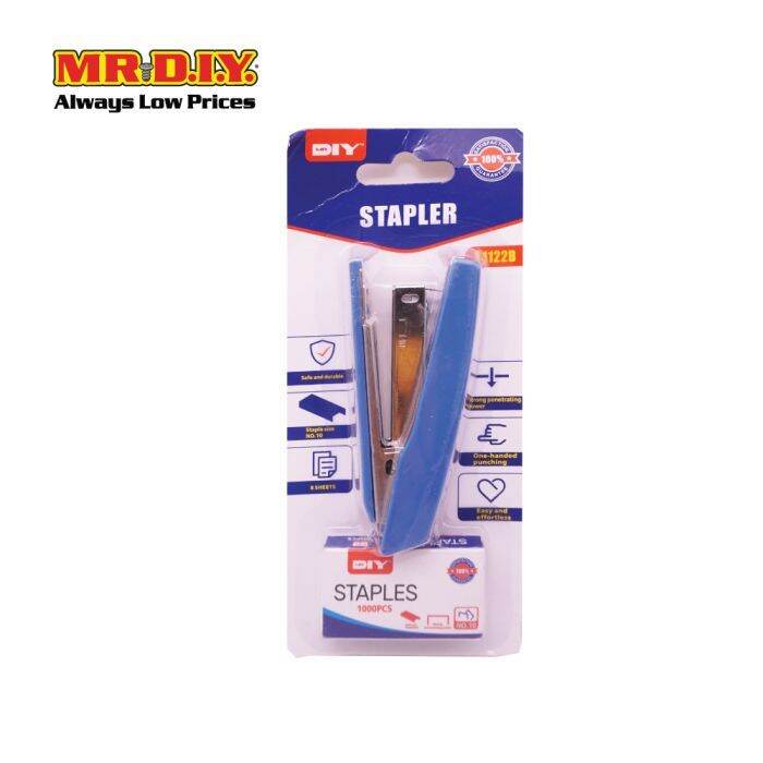 (MR.DIY) Stapler with 100 pieces Staples | Lazada