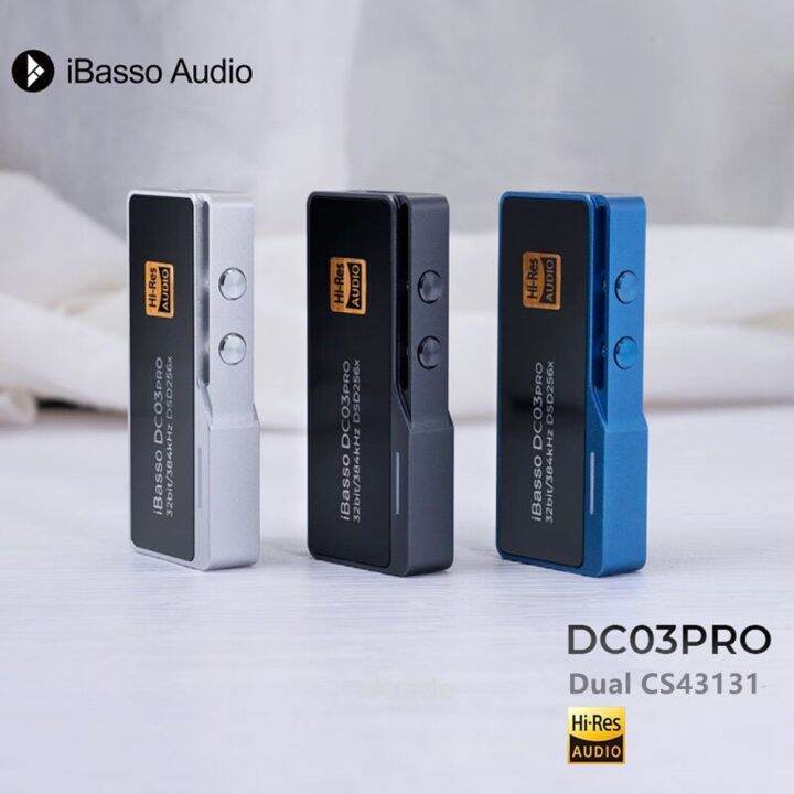 iBasso DC03 PRO Decoding Earphone Amplifier Type-C To 3.5mm Dual CS43131 DAC for Android Phone ...