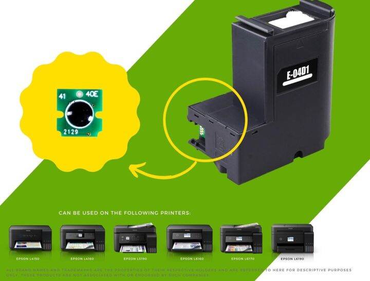 Inkrite T04D1 Maintenance Box Chip for Epson L14150 L6170 L6190 L6260 ...