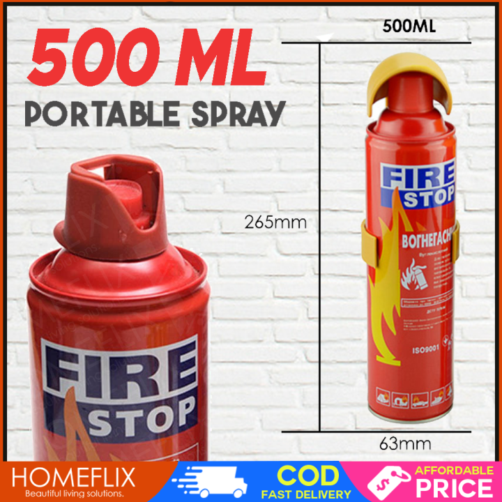 Fire extinguisher 1000ml / 500ml Fire Stop - Portable Emergency Car ...