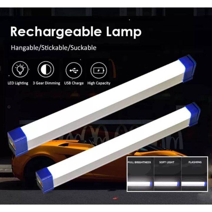 USB Rechargeable Emergency Led Light 40W, 60W, 100W, And 200W Outdoor Saving Tube Light | Lazada PH