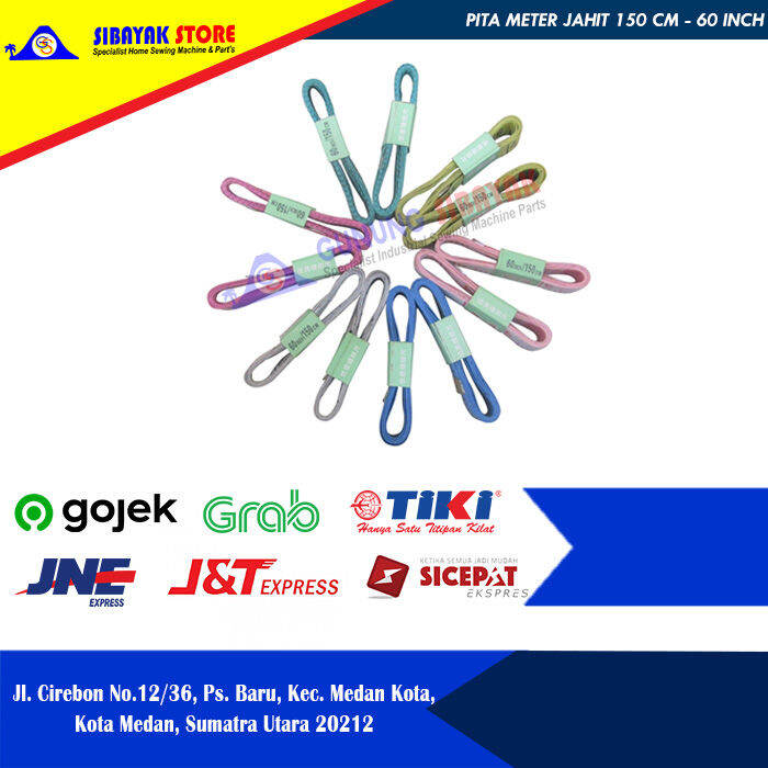 Tali Meteran Jahit 150 cm / 1,5 m / 60 inci ~ Pita Meter Panjang ...