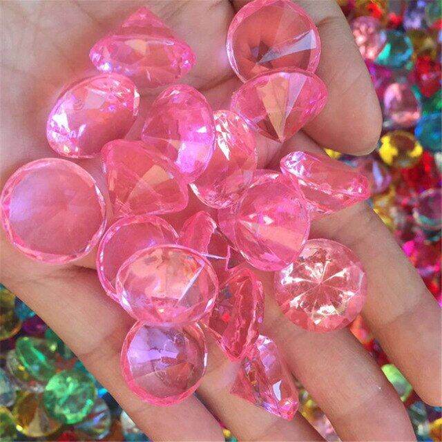 20Pcs Acrylic Plastic Diamond Shape Pawn Pieces For Token Board Games ...