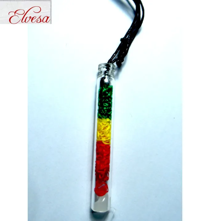 REGGAE TUBE GLASS ADJUSTABLE NECKLACE | Lazada PH