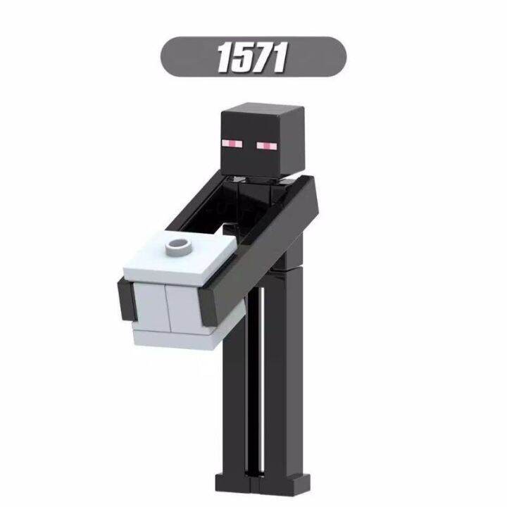 Lego Minecraft Enderman Minifigure Mainan Mine Craft Steve Gwen Alex ...
