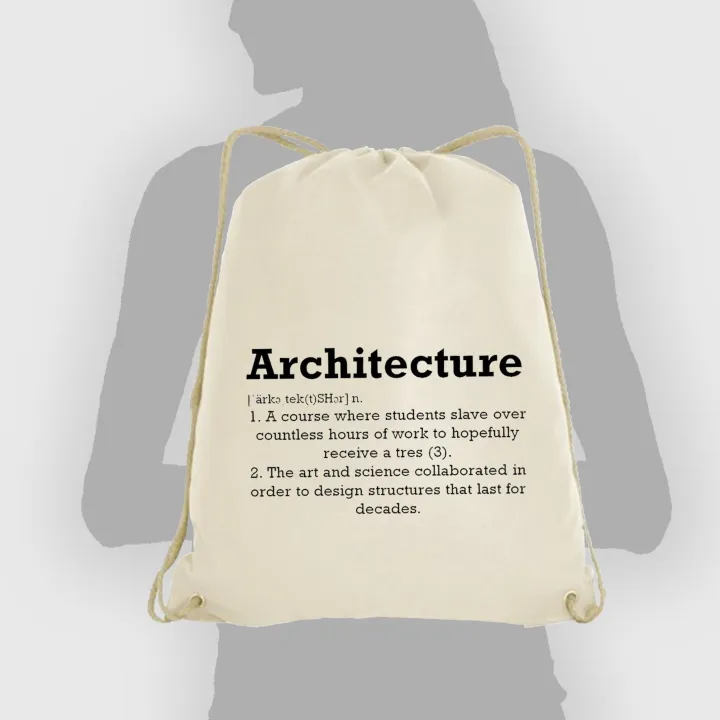 Architecture Definition Drawstring Bag | Lazada PH