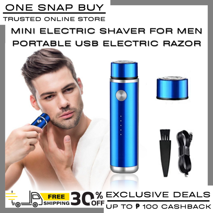 Professional Mini Electric Shaver for Men Portable Electric Razor Beard ...