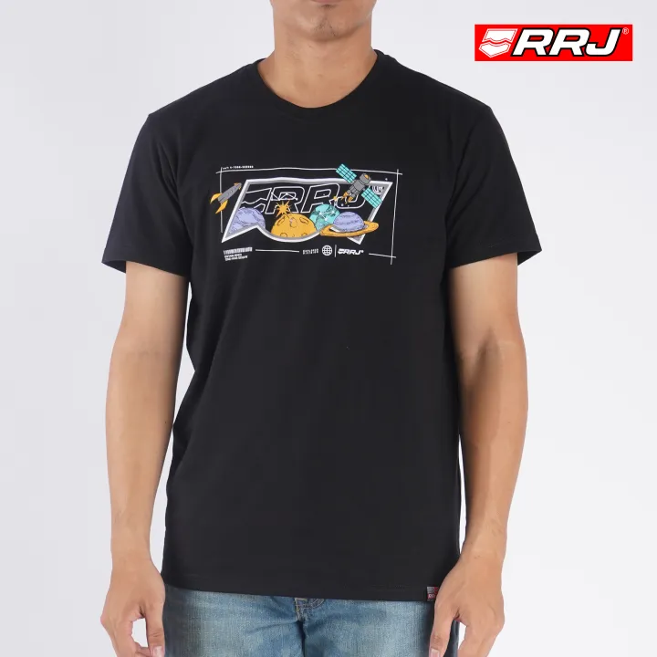 RRJ Men's Basic Tees Semi Body Fit 101615 (Black) | Lazada PH