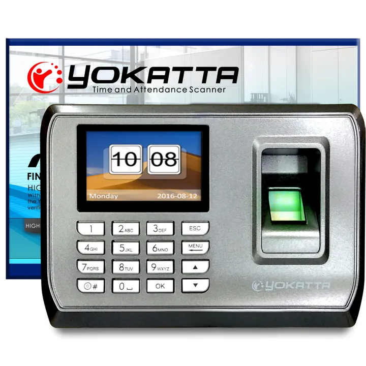 BIOMETRIC FINGERPRINT SCANNER Time Attendance YOKATTA FX100 Standalone ...