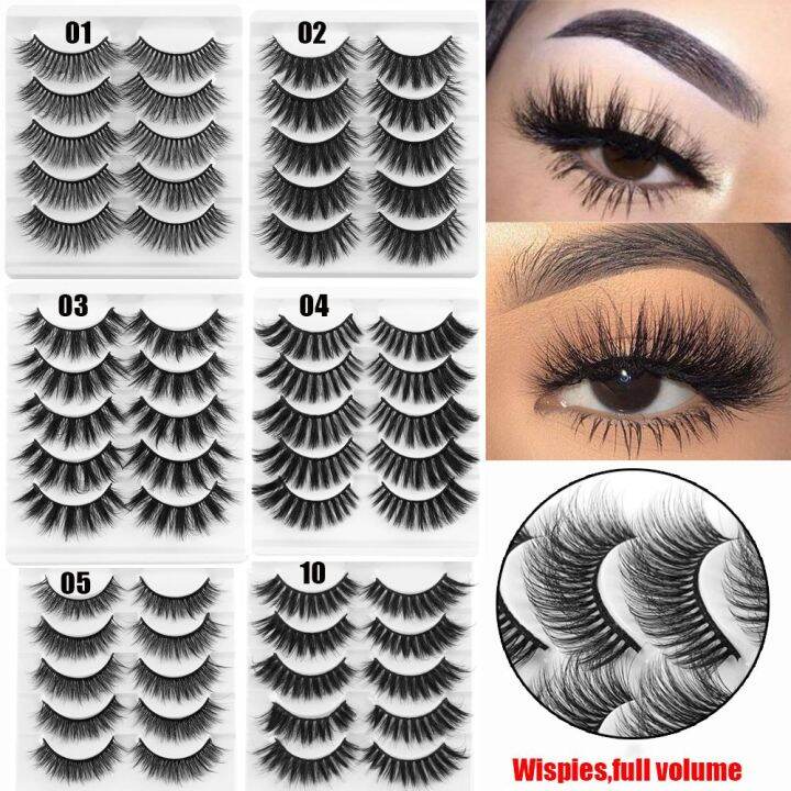 ขนตาปลอมทำจากขนมิงค์เทียม3D กากบาทปลอมยาวดูเป็นธรรมชาติขนตาหลายชั้นขนตาปลอมแบบ Peralatan Rias ฟู ...