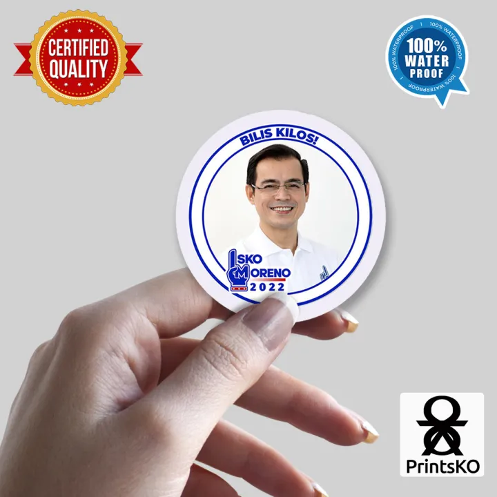 High Quality Waterproof Vinyl Sticker with - Isko Moreno Design | Lazada PH
