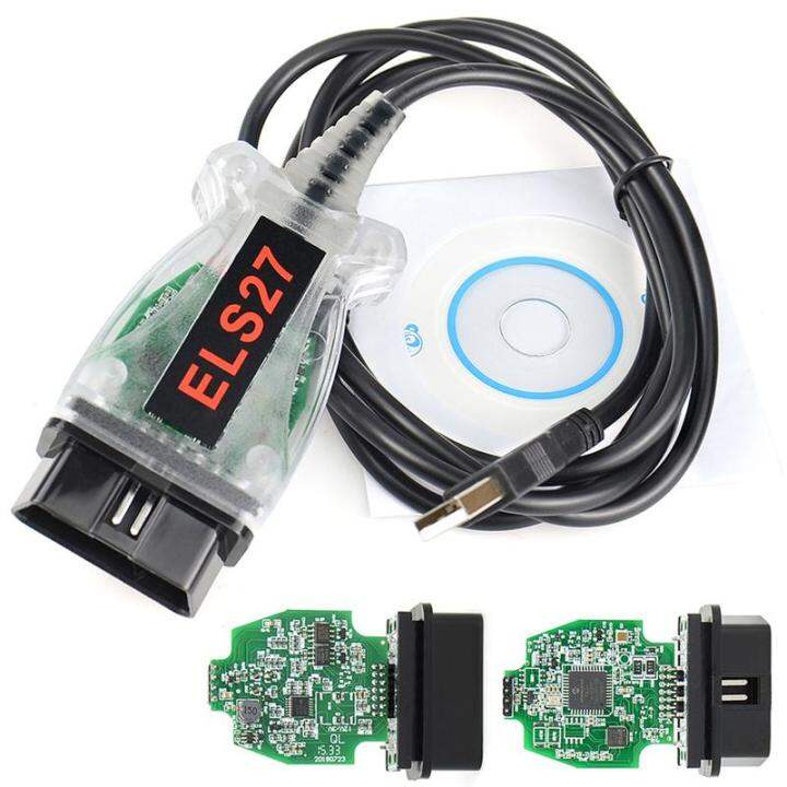 Car Diagnostic Cable Automotive Obd2 Scanner Elm327 V1.5 Els27 Forscan ...